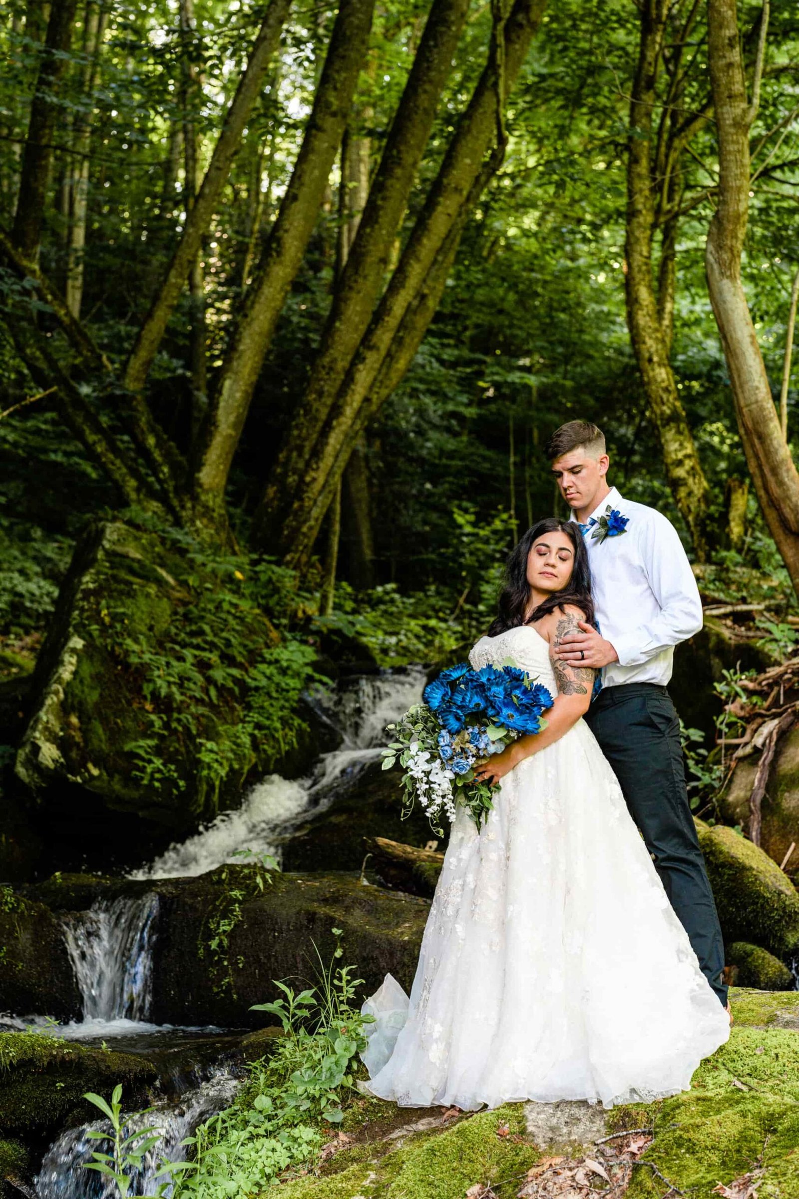 Waterfall Weddings: An Intimate Waterfall Wedding Venue in NC